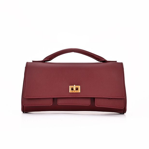 Купити Adler Leather Bag. Жіноча сумка бордова з золотою фурнітурою з ...